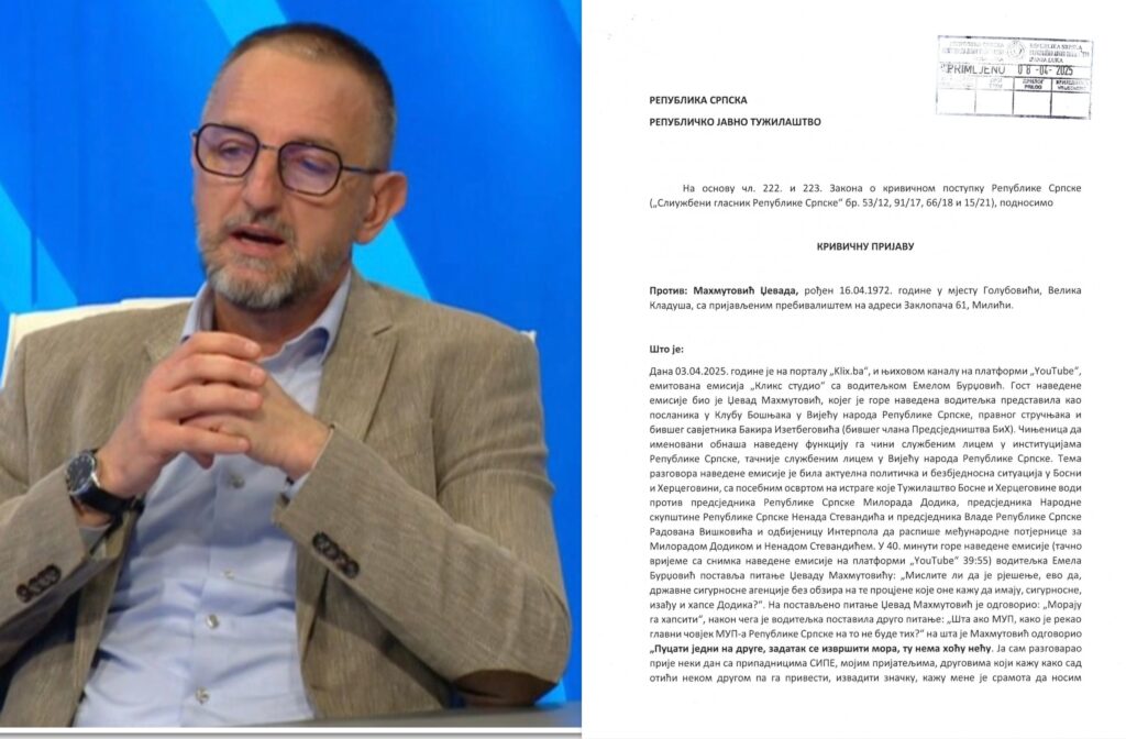 Krivična prijava protiv Mahmutovića | 369 Portal